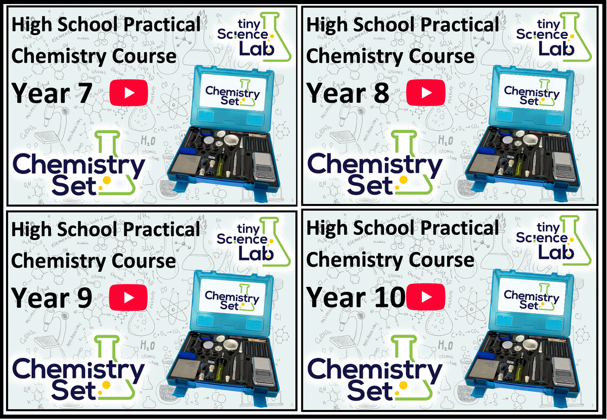 Chemistry Courses BUNDLE - Digital Downloads PDFs - Year 7,8,9 and 10 ...