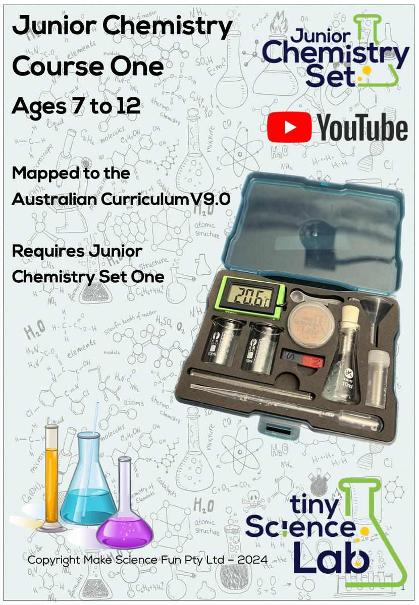 Junior Chemistry Course One Workbook - PDF Digital Document – Tiny ...