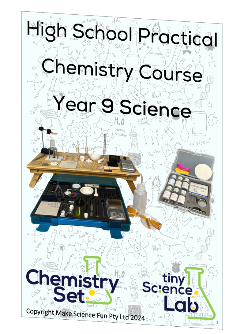 Year 9 High School Practical Chemistry Course Workbook - PDF Digital D ...