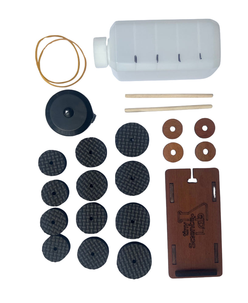 Physics cart - Dynamics Trolley - with 1.5m retractable tape and three ...