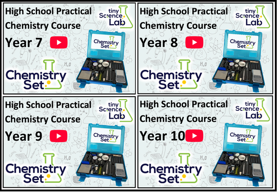 Chemistry Courses BUNDLE - Digital Downloads PDFs - Year 7,8,9 and 10 ...