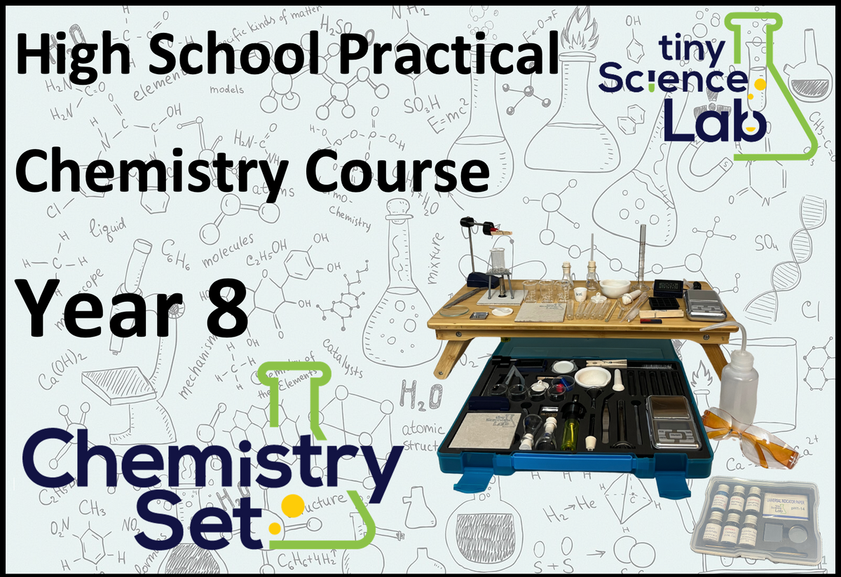 Year 8 High School Practical Chemistry Course Workbook - Digital PDF D ...