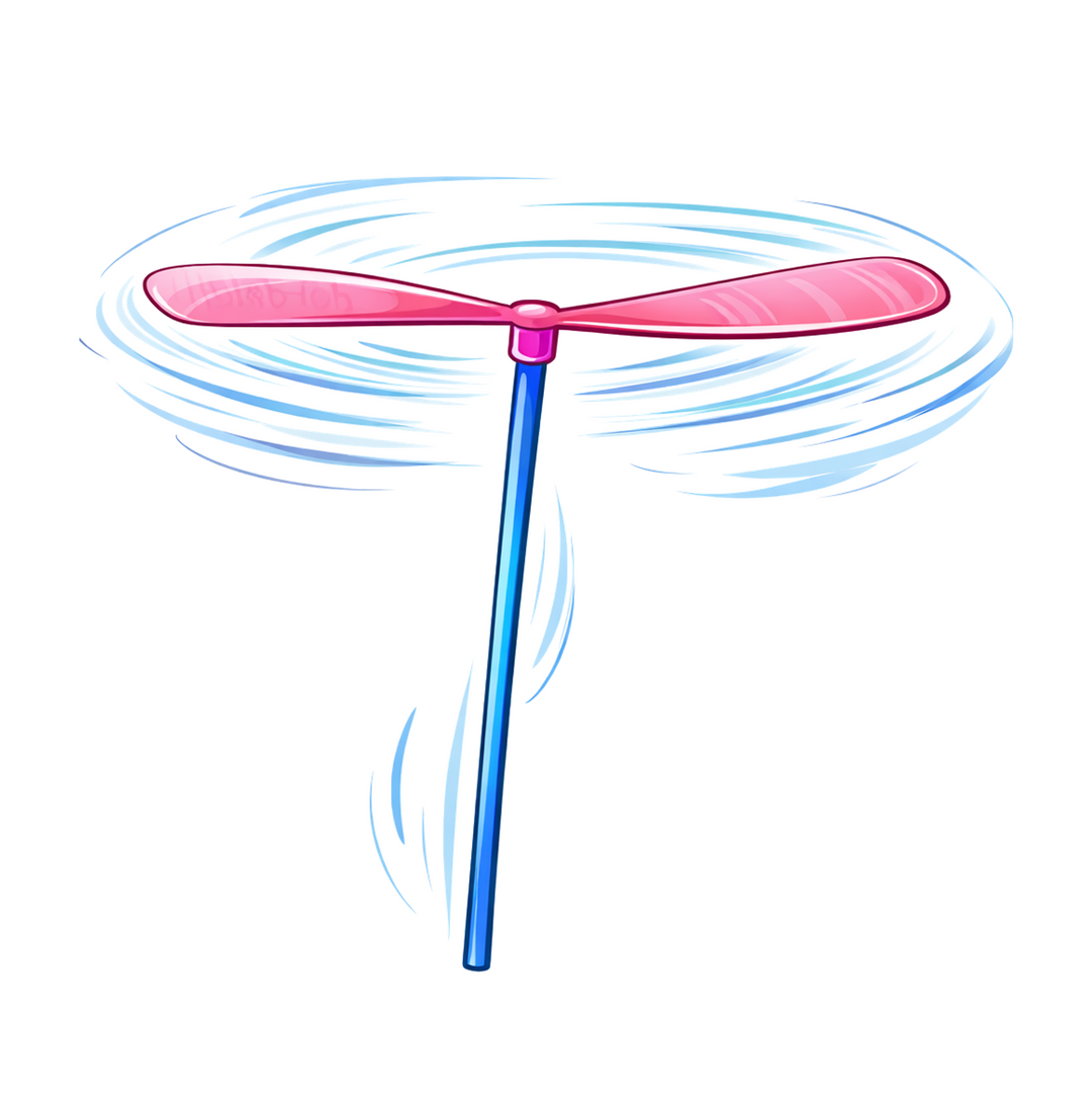 Hand helicopter flyer – Tiny Science Lab