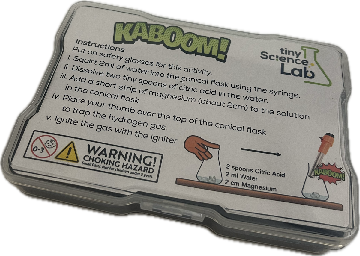 Kaboom Kit with downloadable instructions and worksheets – Tiny Science Lab