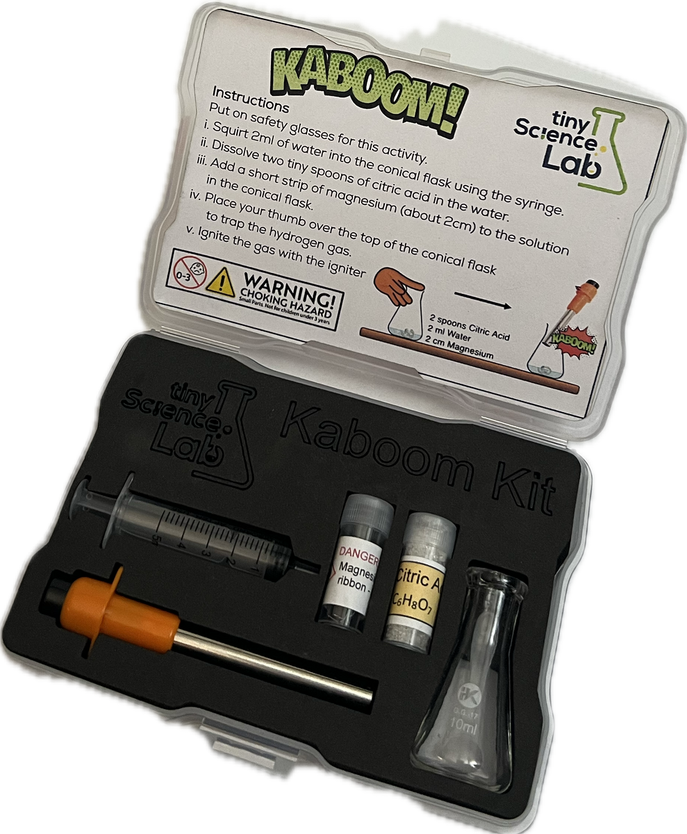 Kaboom Kit with downloadable instructions and worksheets – Tiny Science Lab
