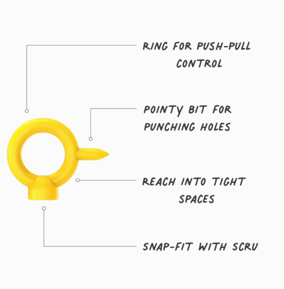 Makedo Starter Kit Cardboard Construction Tools – Tiny Science Lab