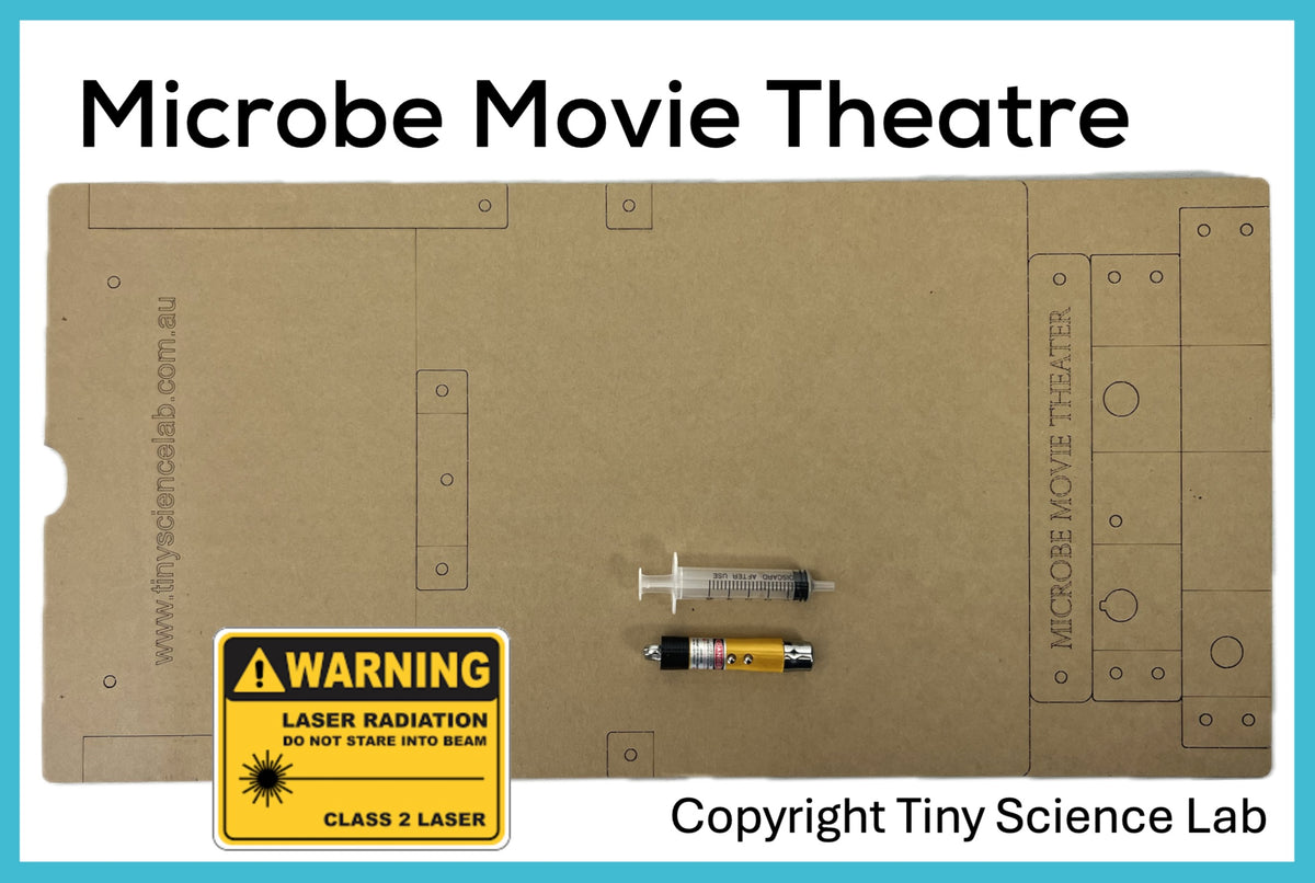 Microbe Movie Theatre Cardboard Construction Model Kit | Makedo Compat ...