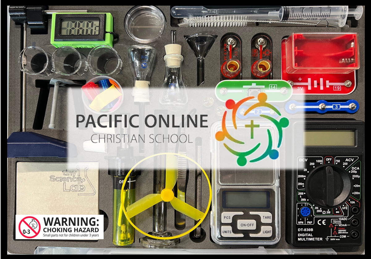 Pacific Online Christian School High School Science Set – Tiny Science Lab