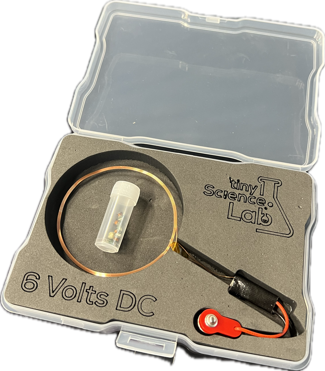 Wireless Electricity Coil Transmission Set with Colourful LED lights – Tiny Science Lab