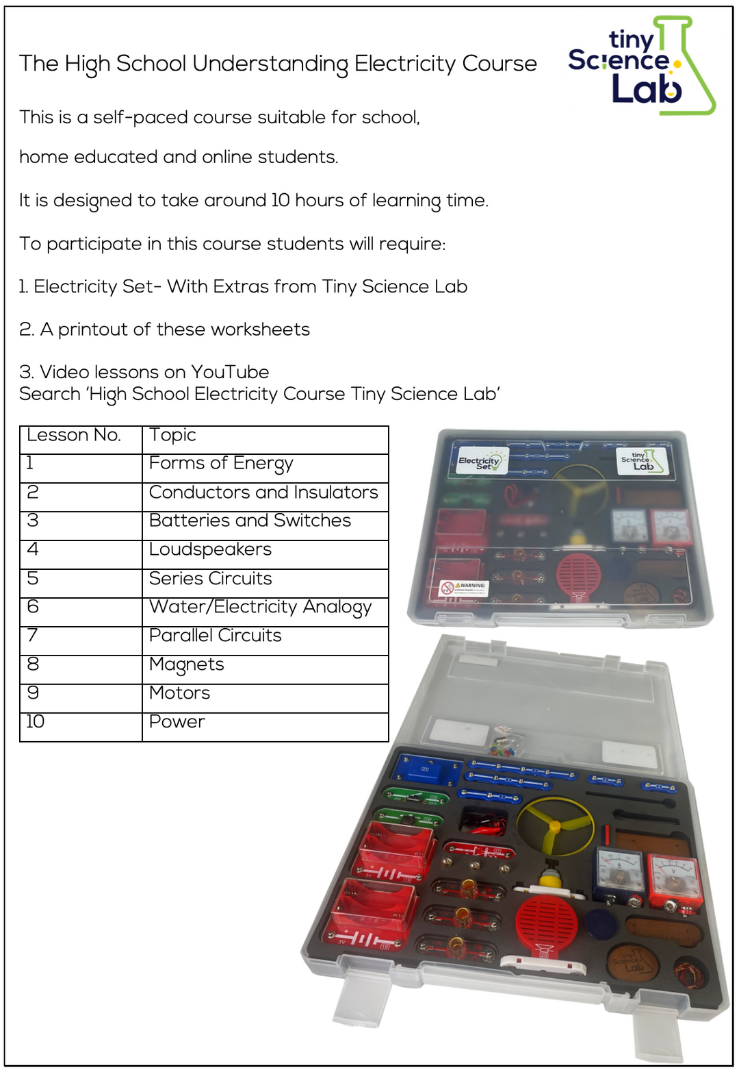 WorkBook - High School Understanding Electricity Course - PDF Document ...